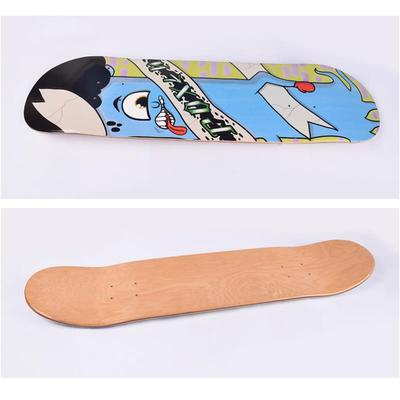 专业四双翘滑板木板层加拿7大枫无品牌/滑板板面冷压轮成木人滑板