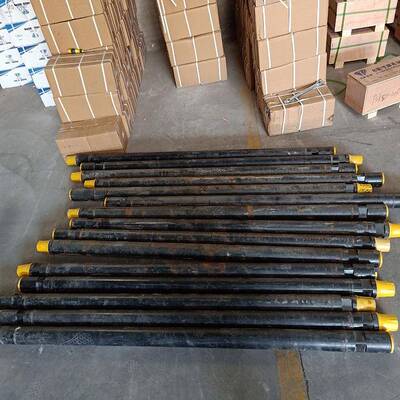 潜地孔杆钻矿用隧钻孔潜孔钻道机圆钻杆加厚钻杆水井质51256钻杆