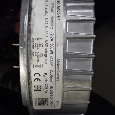 R3G180-AA05-H1 AC230V 2.2 500W原装正品德国ebmpapst 风机