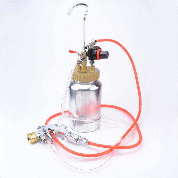 联禧 3.0口径2L 10L气动多彩喷枪漆水包水多彩压力桶喷涂机真石漆