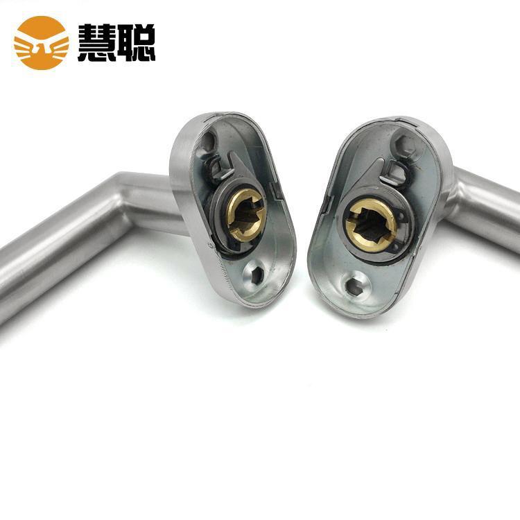 3042001分体不钢分体2锁办001执锈手锁椭圆盖室内门锁公门锁