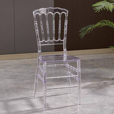 酒店宴会厅亚克力透明晶水43569晶婚礼堂户外白色庆竹节椅透明椅