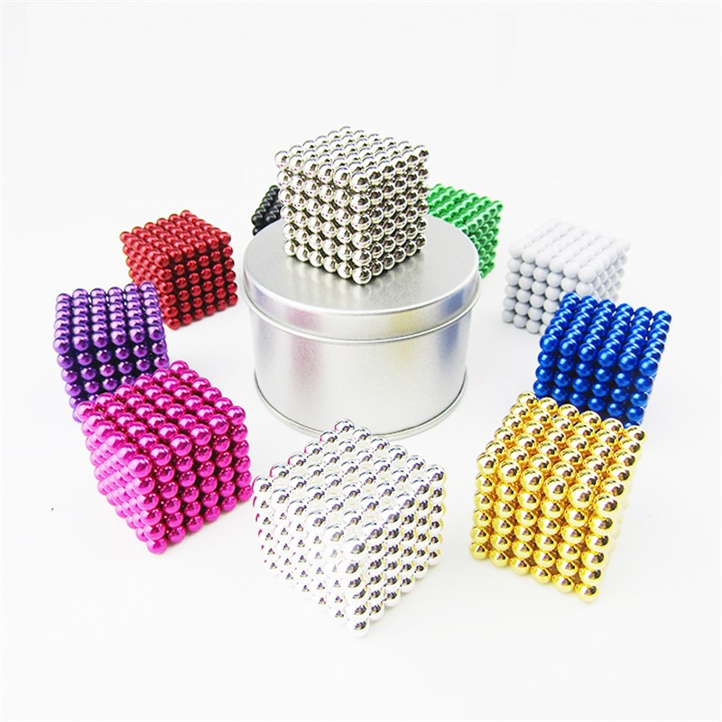 强磁铁魔方巴克球直径5mm216颗+送6颗 磁铁棒球马克球吸铁石玩具