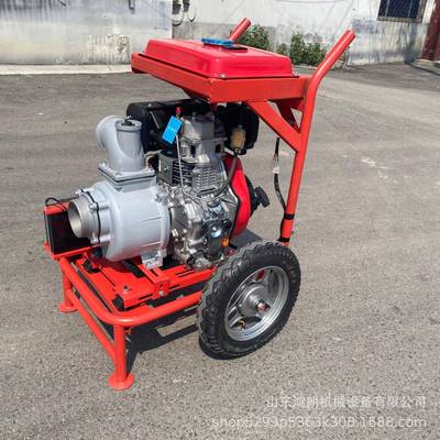 防旱抗涝用柴油发电机HL-CSB-5组备6寸防汛抽水泵带压水手自推抽