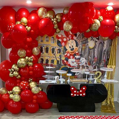 款Christmas Halloween Red and Balloon Arch Kit 140 count