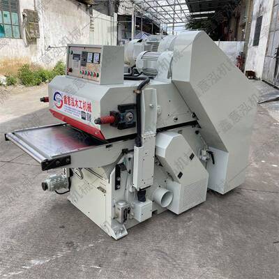 木工机面械双面压刨刨MBMB450/6345工0双面刨自动双刨床木刨板机