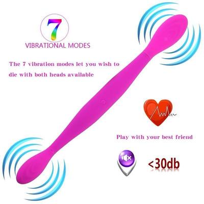 Gay Double Dildo Anal Vibrator Clitoris Sex Toys for Women U