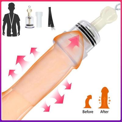 Male Penis Enhancement Enlarger Tension Device Vacuum Cups C