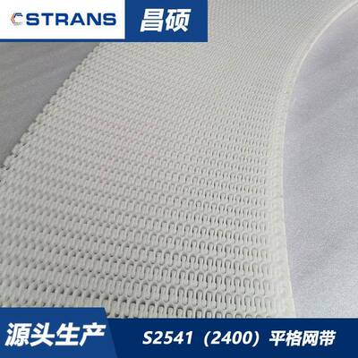 昌硕直销240弯平格网带色25.4mm节距p转o6m0颜可选塑料转弯输送带