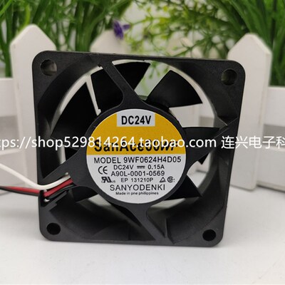 SanAce60 A90L-0001-0569 9WF0624H4D05 24V 0.15A发那科系统风扇