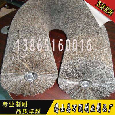 刷热弹簧刷双钢带弹簧销钢带弹毛刷YUL内饶毛簧弹簧刷
