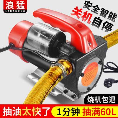 手式电动小抽油泵直流2v2提4v柴油泵型大功率1加油机柴油泵KPE加
