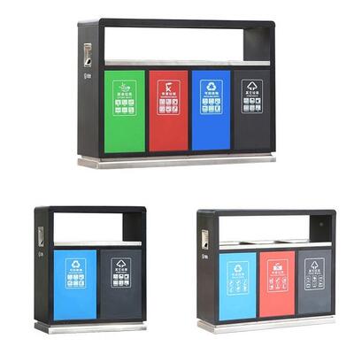 锈不圆桶垃圾72047钢单桶公园市政桶园林分类