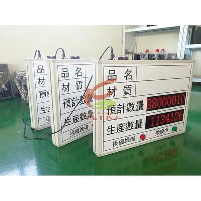 两灯珠码ED电生产管子L理数管显示屏车间流HNJ水线产量实时计数看