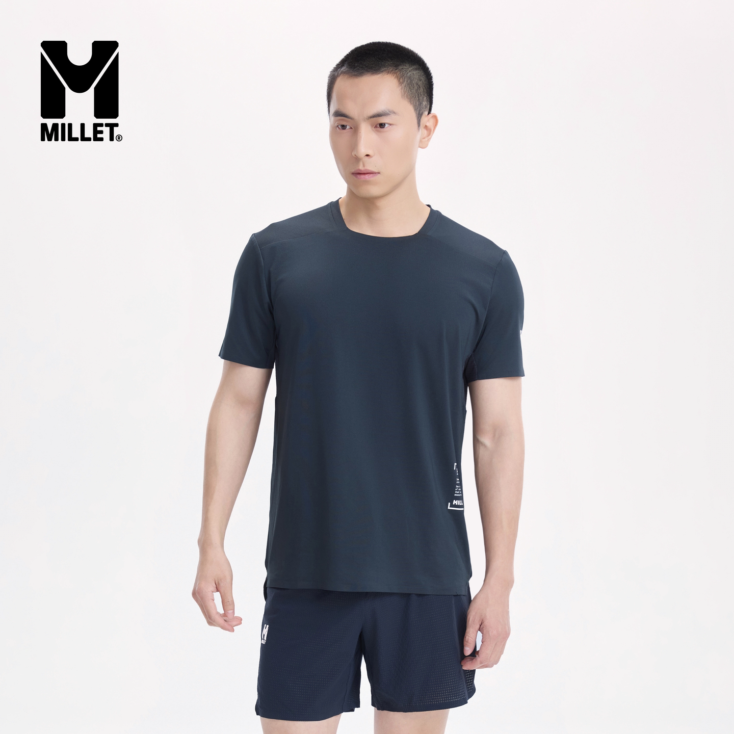 MILLET觅乐INTENSE PRO系列男士圆领速干透气户外T恤 MIV10366