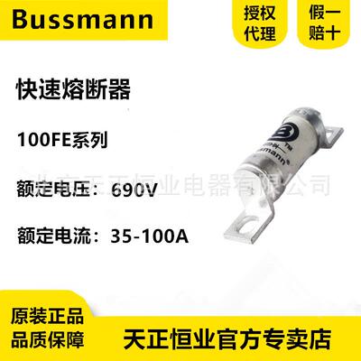 BUSSMANN熔断器100F/E/11235FE/F40FE5FE/50FE/643E巴斯曼保险丝6