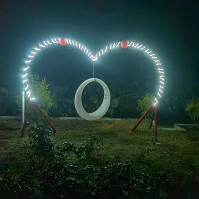 外太围阳能灯带庭院户烧烤露营灯带LE防D水氛灯带厂家直GQR供光控