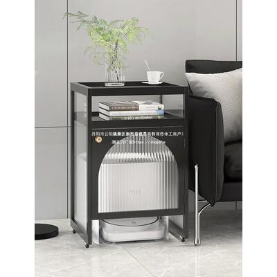 扫发地机器人置物收架54000几桌云鲸科沃斯沙铁艺玻璃石头边可移