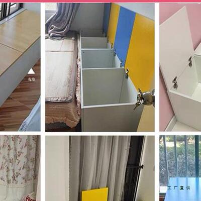 定条制阳台飘窗133柜储柜可坐收床边物夹缝柜纳床边床尾柜长榻榻