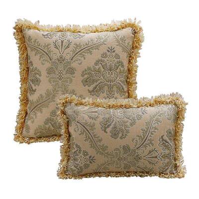 R5X抱枕式档奢华沙发靠客厅垫靠包腰ZVF欧枕床头高美式靠垫套含芯