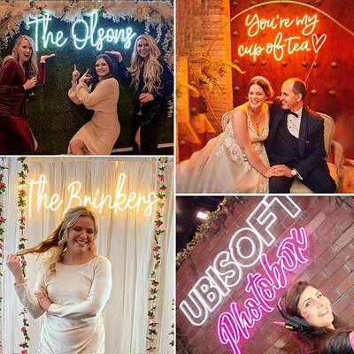 le霓虹灯求婚灯牌TKK字母灯礼布d置具氛围婚灯婚道庆灯具