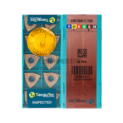 韩国特固克 Taegutec数控刀片 WNMG080404-FG TT5080 加工钛合金