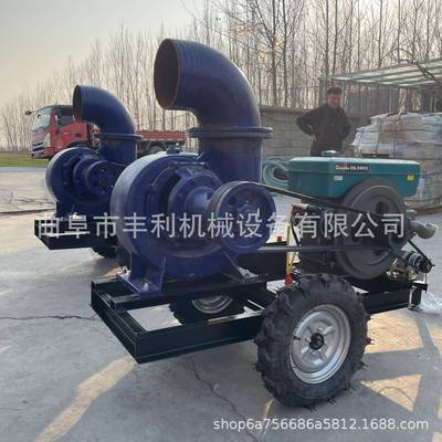 工程水城排污混流泵排道清淤倒水市柴油抽水泵防汛排涝水UPT河泵