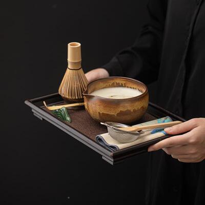 日式抹茶碗打抹宋代点茶工茶具陶瓷茶筅yanqing9立搅茶套拌器竹抹