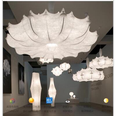 意大利FLOS云朵灯设计师展厅复式楼别墅大堂客厅餐厅蚕丝飞艇吊灯