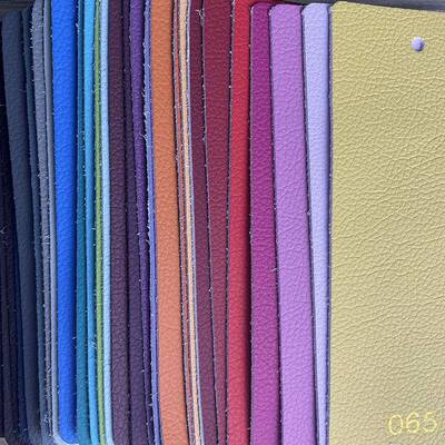 厂家现货多颜色荔枝纹革皮料家面具超纤皮料沙椅发座软YPN包人造