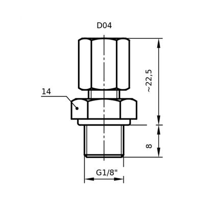 2N100M901G88PP塑接头EM-Te3料chnik带管接头21N和G外螺纹直螺纹