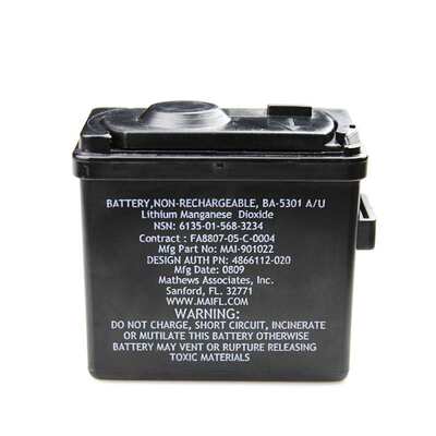 BA-5301A/U MAIFL 船舶通讯机电池 MAI-901022 Li-ion Battery