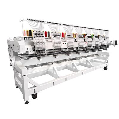 八头大型全自动电脑绣花机8头帽绣机厂家 cap embroidery machine
