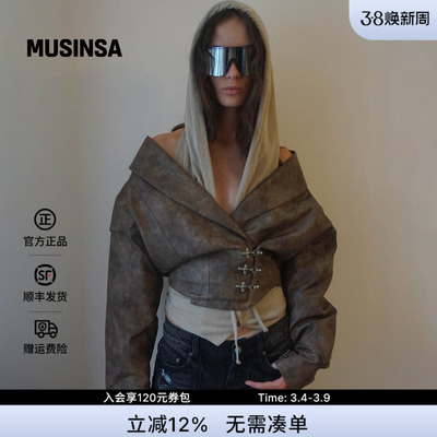 时尚百搭休闲日常束腰棉服