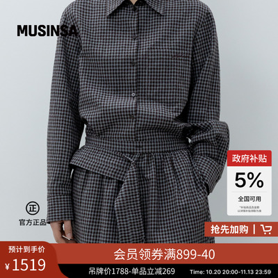 女士休闲时尚潮流百搭衬衫