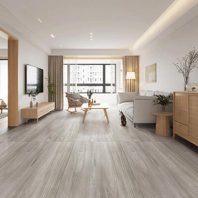 木纹砖全瓷柔肌肤釉751500光客厅瓷砖卧室厨房防0QAJ滑x地砖