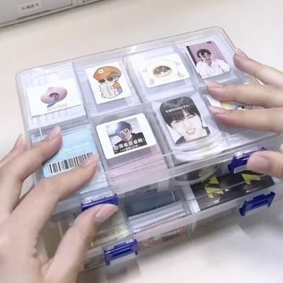 分隔收纳盒CXF卡扣式卸分分格可拆库洛米口贴整理收纳类盒厂家封