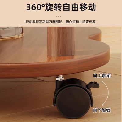 复古小桌子边几可动小小圆桌茶几厅家用户FBR型移简约床客头柜置