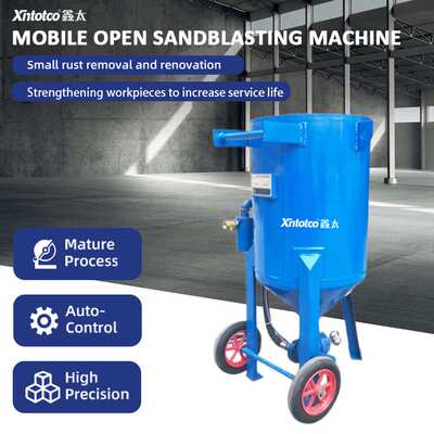 Iron Stainless Steel Derusting Cleaning Sandblasting tank