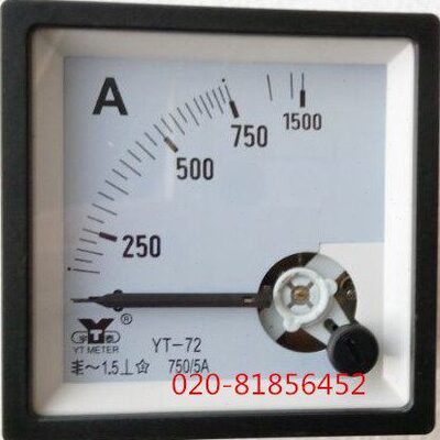 交流电流表YT-72 750/5A 750A  500A 600A 800A 72T1 CZ-72 SQ-72