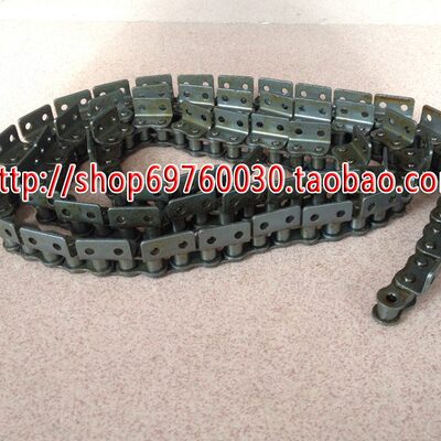 杭州盾牌单边弯板链条 单排4分单边(双孔)弯耳链条 08B 节距12.70
