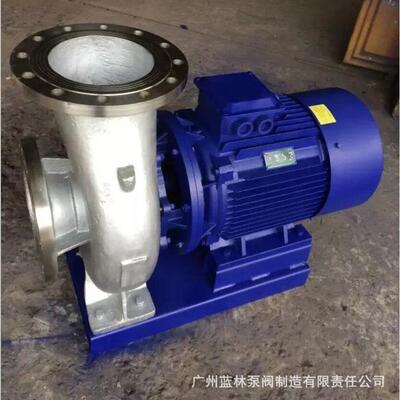 不锈钢防腐热水管道泵IHW50-100A卧式不锈钢管道泵