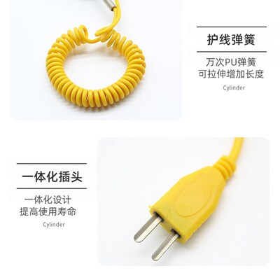 K型铠装热电偶 手持试热电偶 铝水高温炉专用WRNK-104M 耐高温型