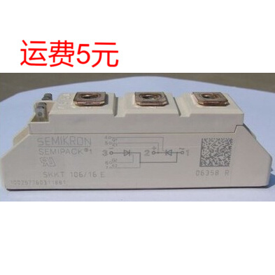 SKKT106B16E skkt106_18 SKKT106/16E 进口拆机可控硅模块测好