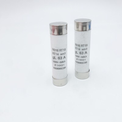 RO16陶瓷保险丝管R016熔断器14X51 RT18 32A40A 50A 63A熔心14*51