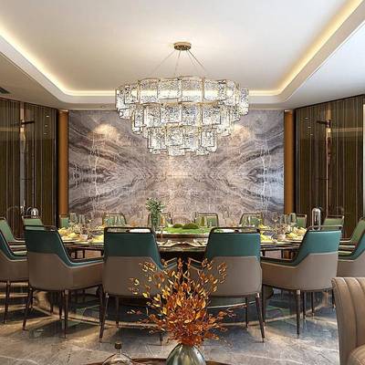 餐饮包间灯后现28307店简约大气灯代具餐厅厢灯酒包包房轻奢吊灯