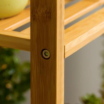 盆落阳台花子花植物架阳台可移动客厅大架厅用室内木制地花59300