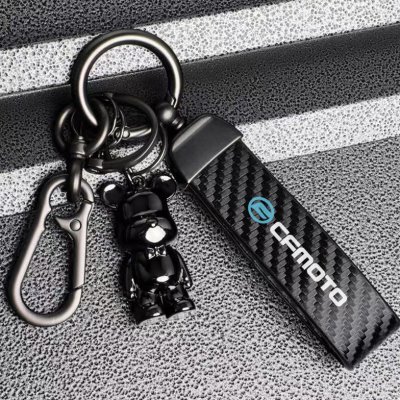 适用春风250SR 450SR S 650/450/150NK 800MT 狒狒钥匙扣带挂件