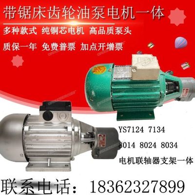 CB-B4/B6/B10锯床齿轮油泵电机370/550W金华龙达正方YS7124/7134