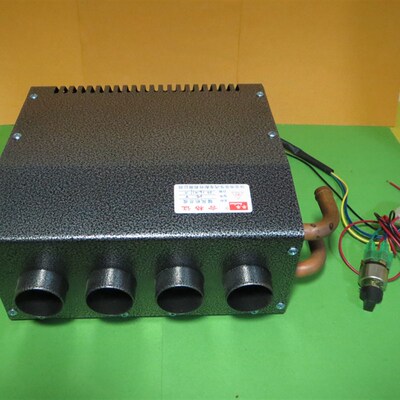 大热浪货车车用暖风机总成车载空调取暖器车用小暖风机24V4孔纯铜